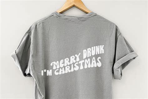 Merry Drunk Im Christmas Svg Funny Shirt Graphic By Svgbycalligrapher