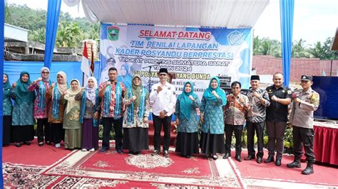 TIM PENILAI KADER POSYANDU BERPRESTASI PROVINSI SUMBAR TAHUN 2024 NILAI