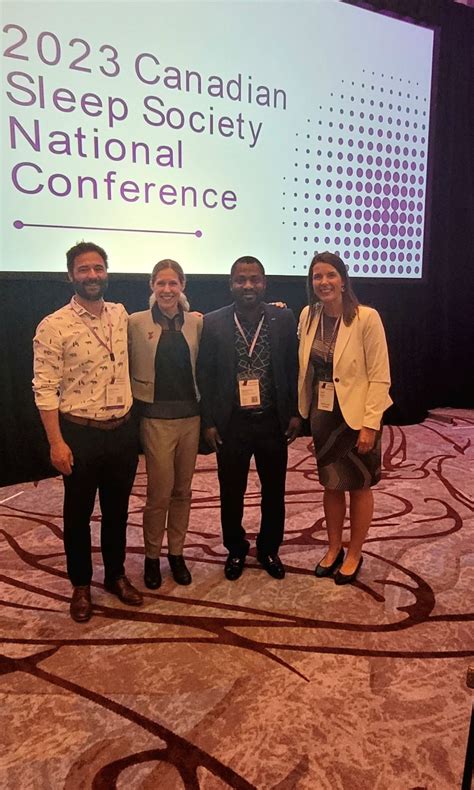 Soaked In The Learning 🧠 This Past Weekend At The Canadian Sleep Society Conference In Ottawa