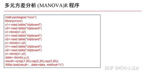 均值向量的检验 知乎