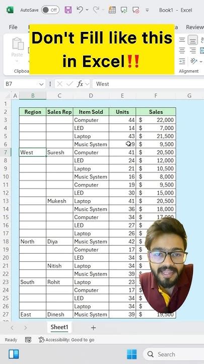 Dont Fill In Excel‼️instead Use Amazing Trick Exceltips Excel