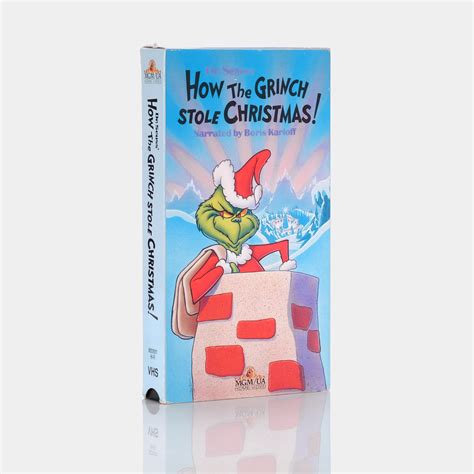 Dr Seuss How The Grinch Stole Christmas Vhs Tape