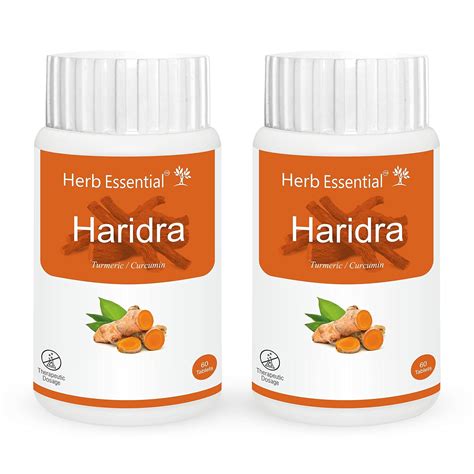 Herb Essential Haridra Turmeric Tablet Supports Digestion And