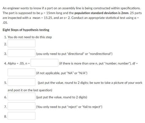 Solved An Engineer Wants To Know If A Part On An Assembly Chegg