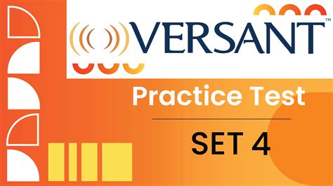 VERSANT Practice Test Set タビスタ