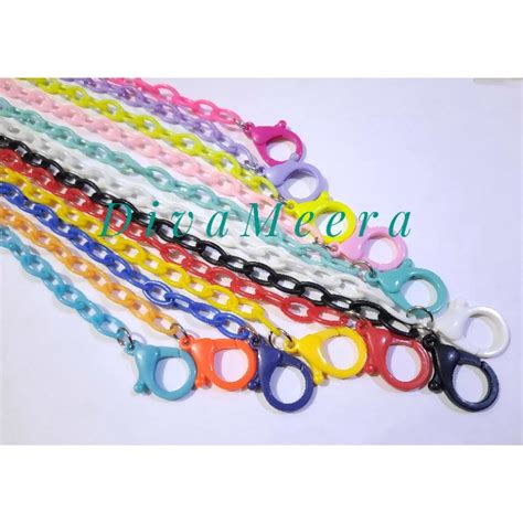Jual Rantai Warna Set Kait Udang Warna Paket Shopee Indonesia