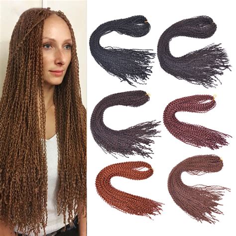 Micro Braids Hairstyles Wavy