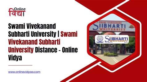 Ppt Swami Vivekanand Subharti University Swami Vivekanand Subharti