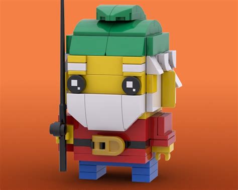 Lego Moc Lawn Gnome By Skycaptain Rebrickable Build With Lego