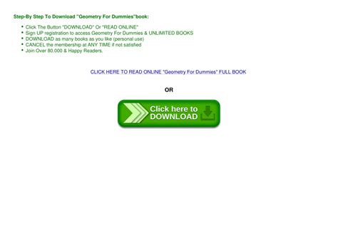 Ppt Readonline Geometry For Dummies Free Download Powerpoint Presentation Id11754374