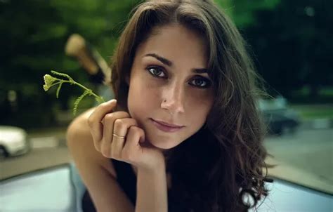 Wallpaper Look Sweetheart Brown Eyed Galina Galya For Mobile And Desktop Section девушки