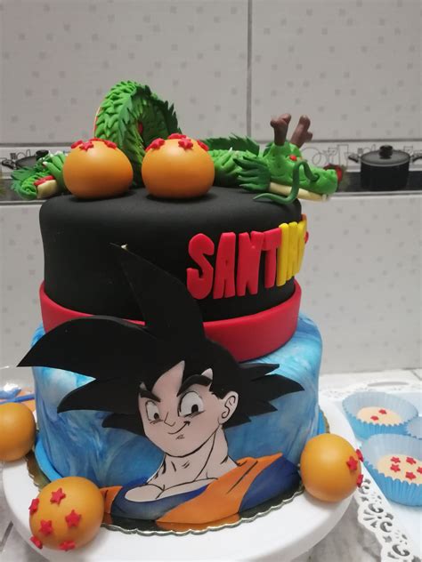Pin by Claudia Santa Cruz Vizueta on Guardado rápido Dragonball z cake Dragon birthday