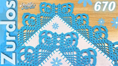 ZURDO Puntilla Para Mantel De Vuelta Y Vuelta YouTube