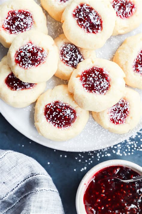 Raspberry Thumbprint Cookies Cake N Knife