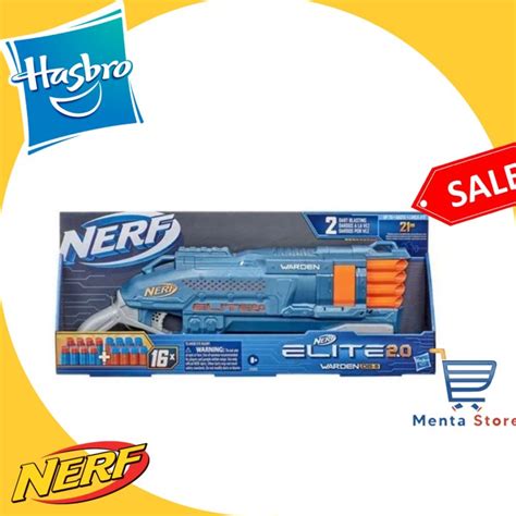 Jual Nerf Elite 20 Warden Db8 Blaster Shotgun 16x Next Gen Darts