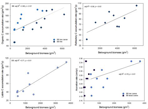 Relationship Between Belowground Biomass Structures And Organic C