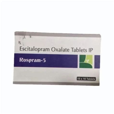 5mg Escitalopram Oxalate Tablets IP At Best Price In New Delhi ID