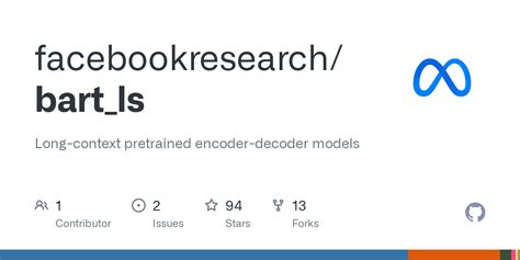 Github Facebookresearch Bart Ls Long Context Pretrained Encoder