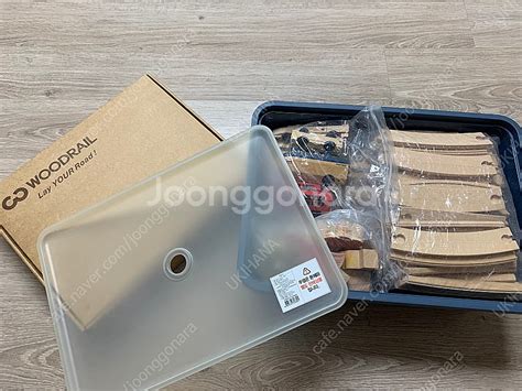 우드레일 전동 원목 기차놀이 세트 Ktx V트레인 프리 출산 육아용품 중고나라