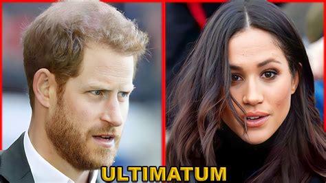 HER RING IS OFF! MEGHAN and HARRY DIVORCE ULTIMATUM EXPLODE - YouTube