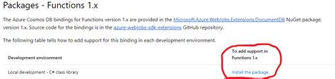 Linking To Functions 20 Package · Issue 9691 · Microsoftdocsazure