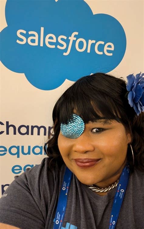 Slanging Salesforce Swag And Accessibility Information At The… Crystal Preston Watson