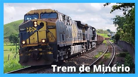 Trem Carregado de Minério de Ferro trens ferrovias YouTube