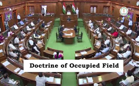 Doctrine Of Occupied Field Legal 60