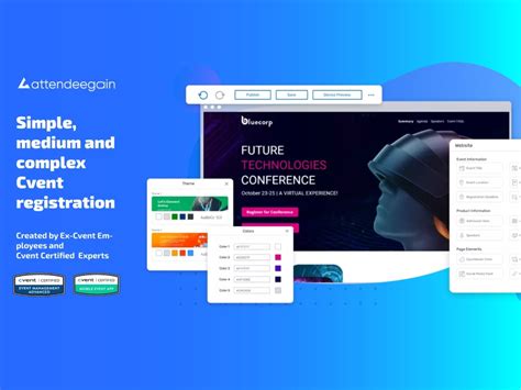 Cvent Event Website And Registration Upwork