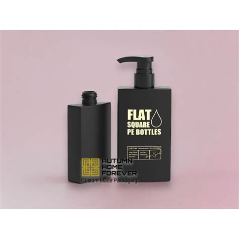 Custom Made Pump Bottle 400ml Black Pump Bottle Body Wash Bottle