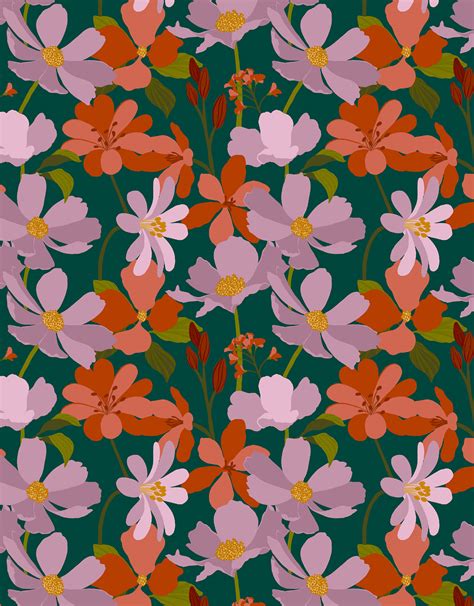 Spring Print Pattern On Behance