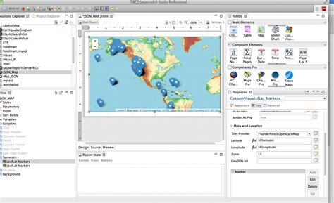 Leaflet Map A Javascript Library Map Example Best Practices Jaspersoft Community