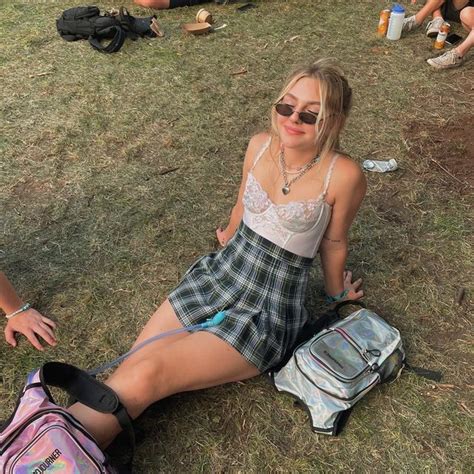 Addie On Instagram Lolla ‘21 Two Photos Of Me In The Same Place Two