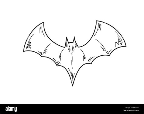 Sketch Of The Bat Stock Vector Image And Art Alamy