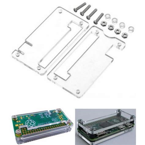 Raspberry Pi Zero Acrylic Clear Case Shell Acrylic Enclosure Box For