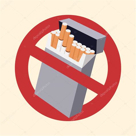 Do Not Smoke Sign Icon Vector Illustration Stock Vector Image By