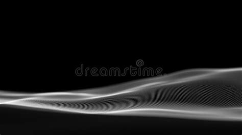 Technology Background Wave Data Technology Abstract Futuristic Illustration Big Data