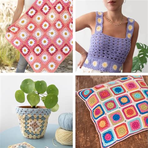 Mattonelle Granny Square 10 Progetti Gratis Da Provare Ispirando