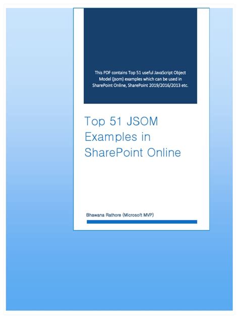 51 Jsom Examples Sharepoint Online Pdf Pdf J Query Share Point