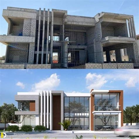 30 Amazing Before And After House Construction Engineering