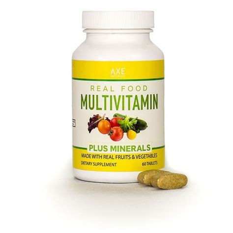 Real Food Multi Vitamin Plus Minerals Dr Axe 35 99 Vitamin