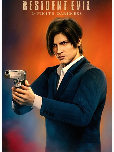 Resident Evil Infinite Darkness Leon Kennedy Art Board Print For
