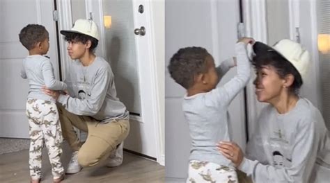 Watch This Mom Trick Her Son Into Thinking Shes Her Twin In Spot On