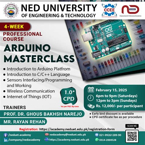Arduino Masterclass Ned Academy Ccee Cmpp Ptmc