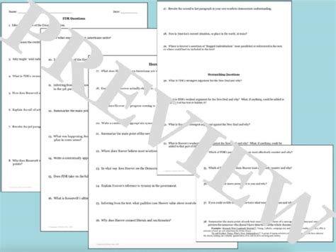 The New Deal Point Of View Primary Source Analysis Activity Tpt