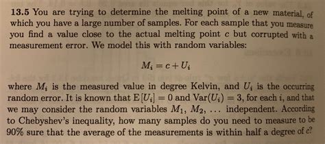Solved I Need This Question Answered Chebyshev S Inequality Chegg