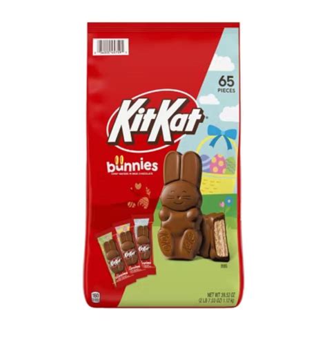 Kit Kat Milk Chocolate Wafer Bunnies Easter Candy Bag 65 Ct