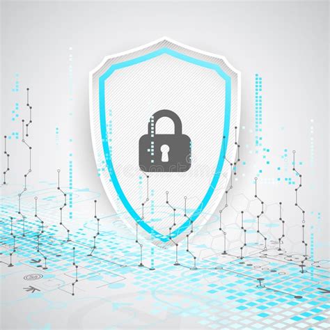 Protection Background Technology Security Encode And Decrypt Stock