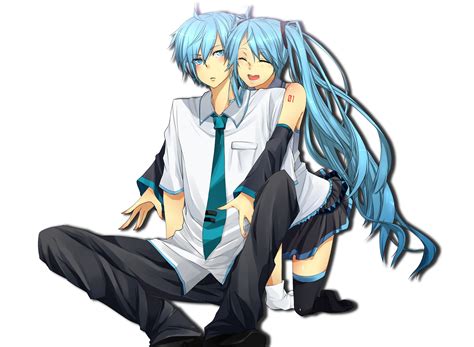 Miku Hatsune And Mikuo Kiss