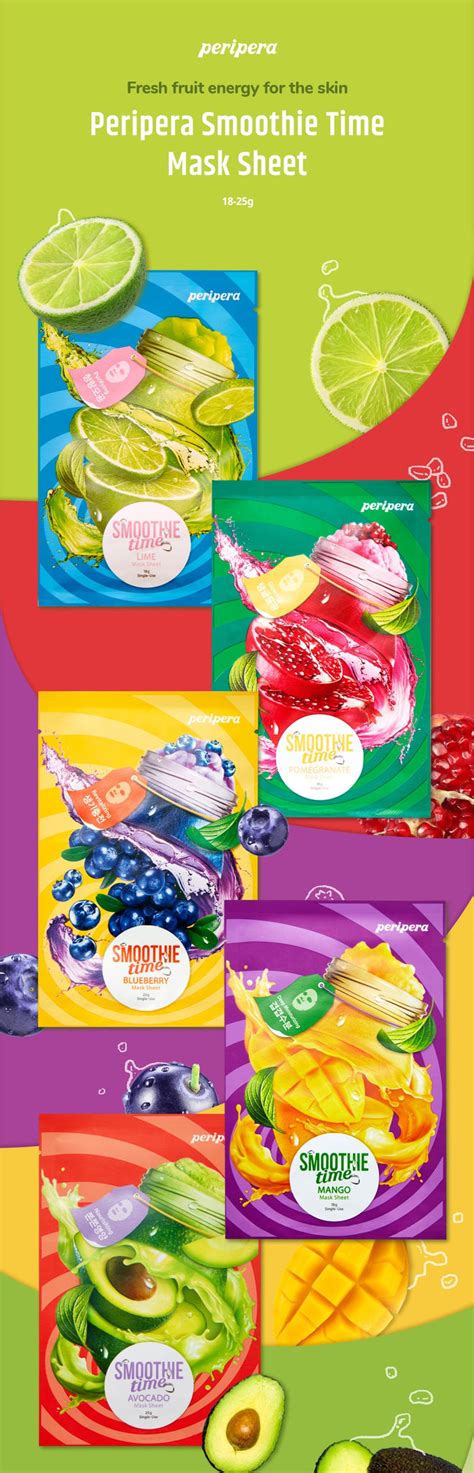 PERIPERA Smoothie Time Mask [5 Types to Choose] - ShopperBoard